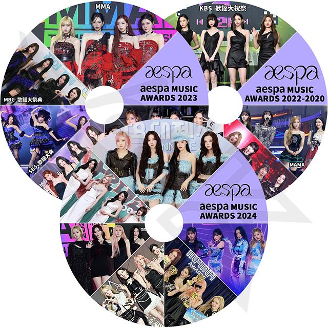 K-POP DVD aespa CUT 2020-2023 MUSIC Awards 2枚Set - MAMA/AAA/MBC/KBS/SBS/TMA/MMA/HMA - aespa エスパ ...