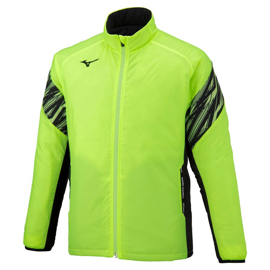 MIZUNO ウインドブレーカー ウィンドブレーカー メンズ 上 スポーツ 中綿 撥水 フードなし ミズノ 防寒 イエロー 25047 ...