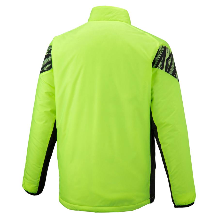 MIZUNO ウインドブレーカー ウィンドブレーカー メンズ 上 スポーツ 中綿 撥水 フードなし ミズノ 防寒 イエロー 25047 ...