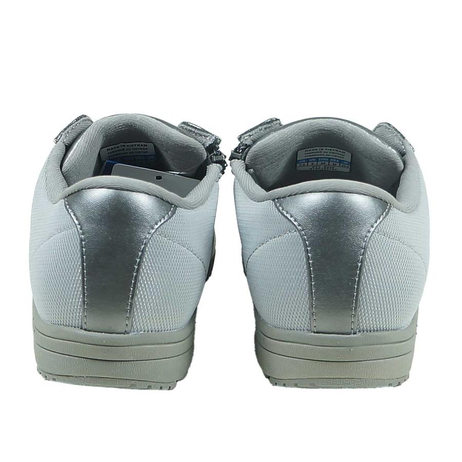 MIZUNO ウォーキングシューズ レディース 通勤 おしゃれ ファスナー 幅広 ワイド ミズノ 軽量 LS801 グレー 50008 ...