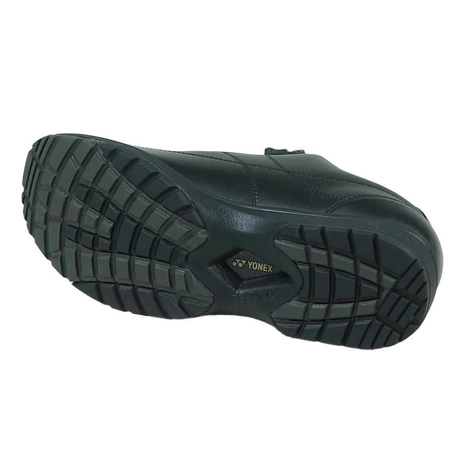 YONEX ウォーキングシューズ メンズ 3e 黒 ヨネックス yonex shw mc41 散歩 ビジネス 通勤 ファスナー 50322 ...