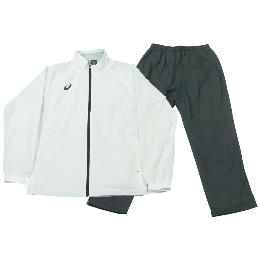 アシックス asics ウインドブレーカー 上下 メンズ 裏トリコット スポーツ アウター トレーニング ランニング ホワイト 50427 : fu50427 : 大島スポーツヤフー ...