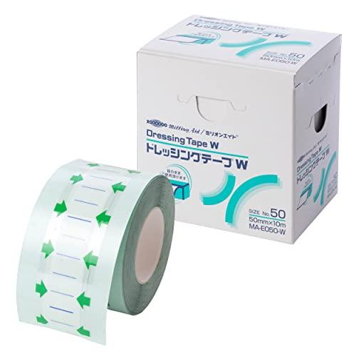 ミリオンエイド ドレッシングテープW 50mm×10m 1巻 フィルムドレッシング 20ミクロン 防水フィルムロール MA-E050-W : mu2c43459690 : OIDEMAI ...