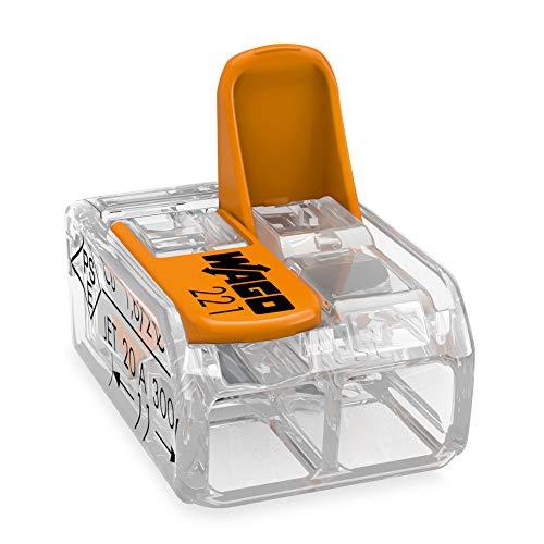 WAGO ワゴジャパン WFRシリーズ ワンタッチコネクター クリア 電線数2本 100個入 WFR-2 : OIDEMAI - 通販 - Yahoo!ショッピング