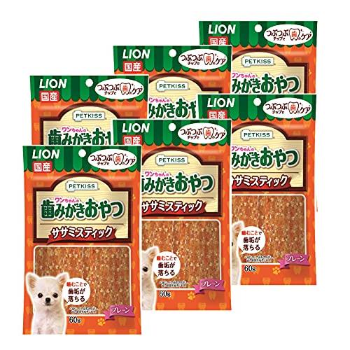 ライオン PETKISS ワンちゃんの歯みがきおやつ ササミスティック プレーン 60g×6個まとめ買い LIONPET : OIDEMAI - 通販 - Yahoo!ショッピング