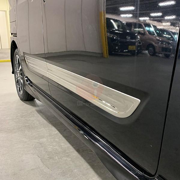 SALE スズキ スペーシア カスタム MK53S 12/2017~ サイド ドアトリム ドレスアップ カスタムパーツ 外装 アクセサリー 4PCS 4612 : oinetshop - 通販 ...