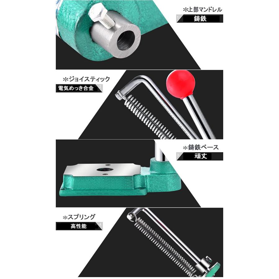 ハンドプレス機 卓上ボール盤 多機能油圧プレス レザーパンチク付き 皮革、ハードウェア、アルミニウム、プラスチック加工用 160kgまたは320kgの圧 :p21035524f931 ...