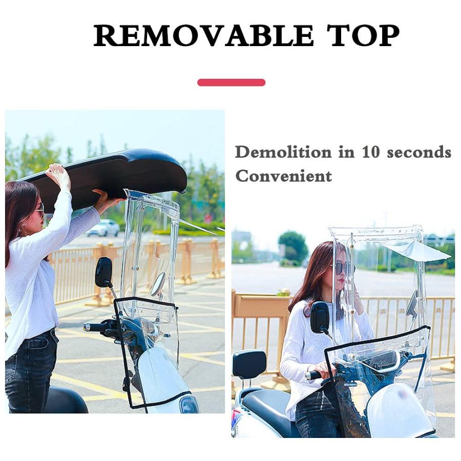 完全に囲まれたオートバイキャノピーバイクルーフモーター自転車サンバイザーシェードテント傘風防 : OiOIOI-STORE - 通販 - Yahoo!ショッピング
