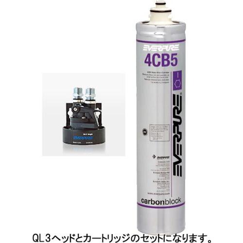 エバーピュア 浄水器 飲料水用 QL3-4CB5 : ql3-4cb5 : 業務用厨房機器販売店おいしい厨房 - 通販 - Yahoo!ショッピング