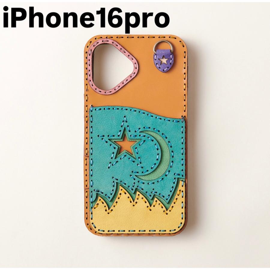 ojaga design レザーiPhone16Proケース ミックス5color OJAGADESIGN(オジャガデザイン)KARIN I16pro-04 ハンドメイド レザー 革製品 本革 ...