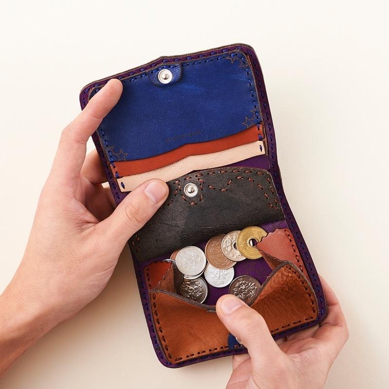 ojaga design レザーショートウォレット 5color シンプル OJAGADESIGN(オジャガデザイン)WT-S02 SCUTUM ハンドメイド レザー 革製品 本革 ...