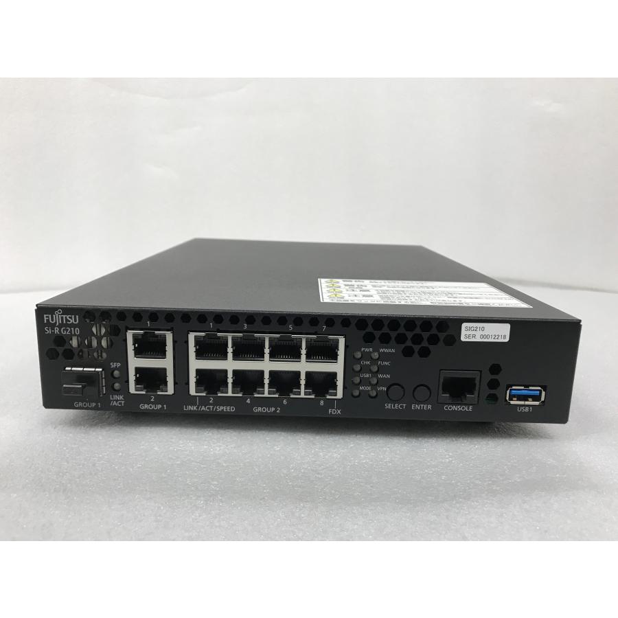 富士通 【中古】FUJITSU Si-Rシリーズ IPアクセスルータ Si-R G210 プレインストールモデルV20 SIG210L1 : オーケイアイピーネット ヤフー店 - 通販 ...