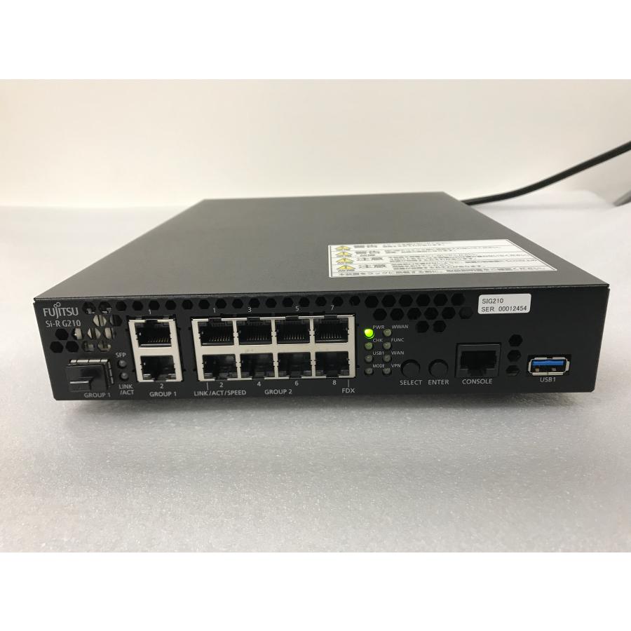 富士通 【中古】FUJITSU Si-Rシリーズ IPアクセスルータ Si-R G210 プレインストールモデルV20 SIG210L1 : オーケイアイピーネット ヤフー店 - 通販 ...