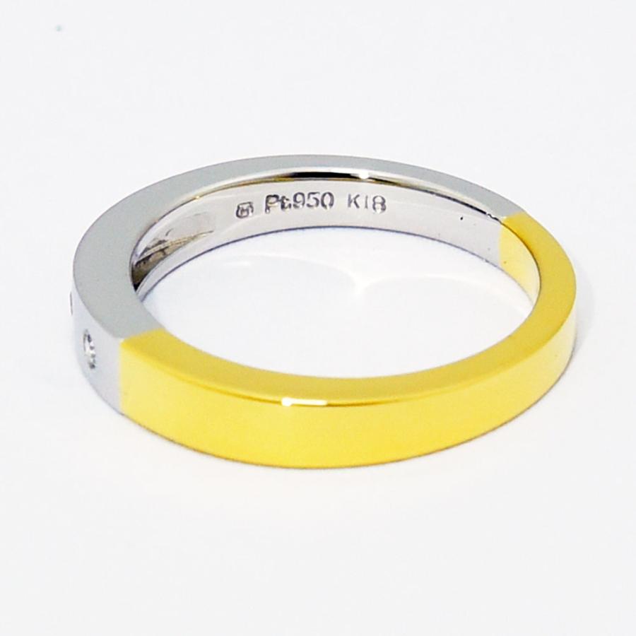 MIKIMOTO ミキモト リング 指輪 ダイヤモンド 0.03 PT950 K18 約10号 新品仕上げ 中古 : 御徒町宝石問屋 - 通販 - Yahoo!ショッピング