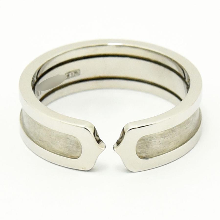 カルティエ リング 2C Cartier 指輪 C2 K18WG 750 #60 約19.5号 新品仕上げ 中古 : 4801 : 御徒町宝石 ...