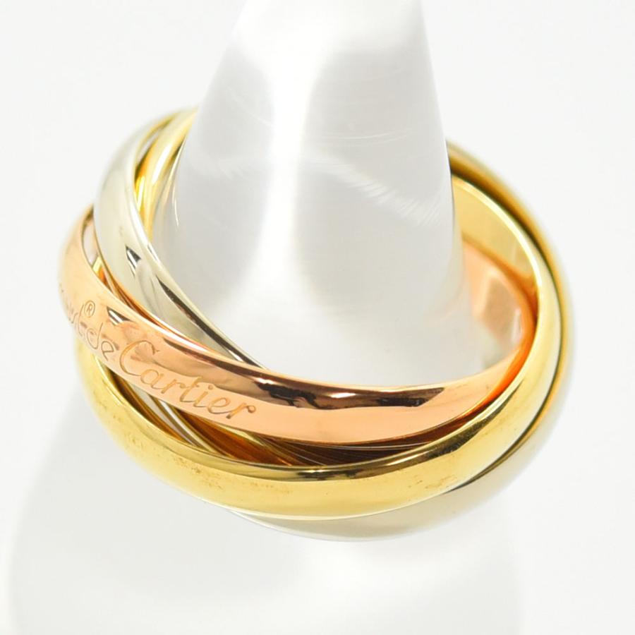 Cartier カルティエ リング トリニティ 指輪 スリーカラー 5連 K18 750 #47 約7号 新品仕上げ 中古 : 御徒町宝石問屋 - 通販 - Yahoo!ショッピング
