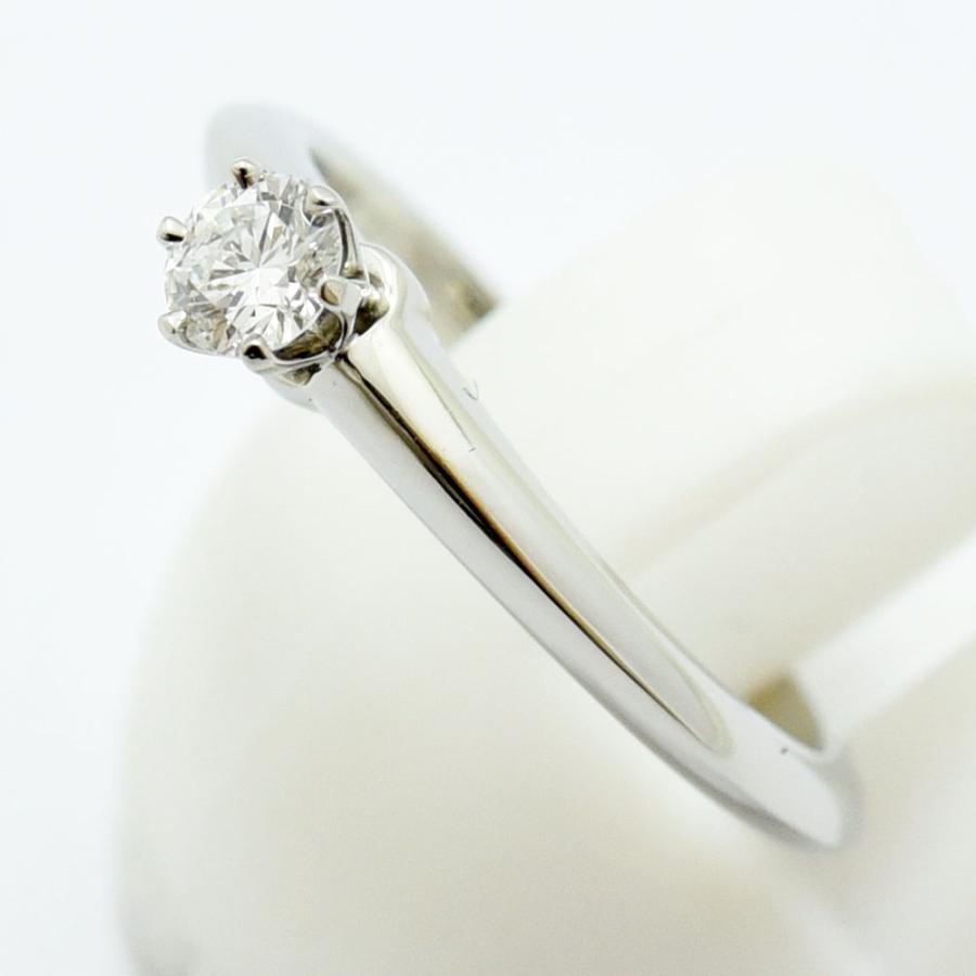 TIFFANY&Co. ティファニー リング ソリティア 指輪 ソリテール ダイヤモンド 0.19ct PT950 約9号 新品仕上げ 中古 : 御徒町宝石問屋 - 通販 - Yahoo!ショッピング