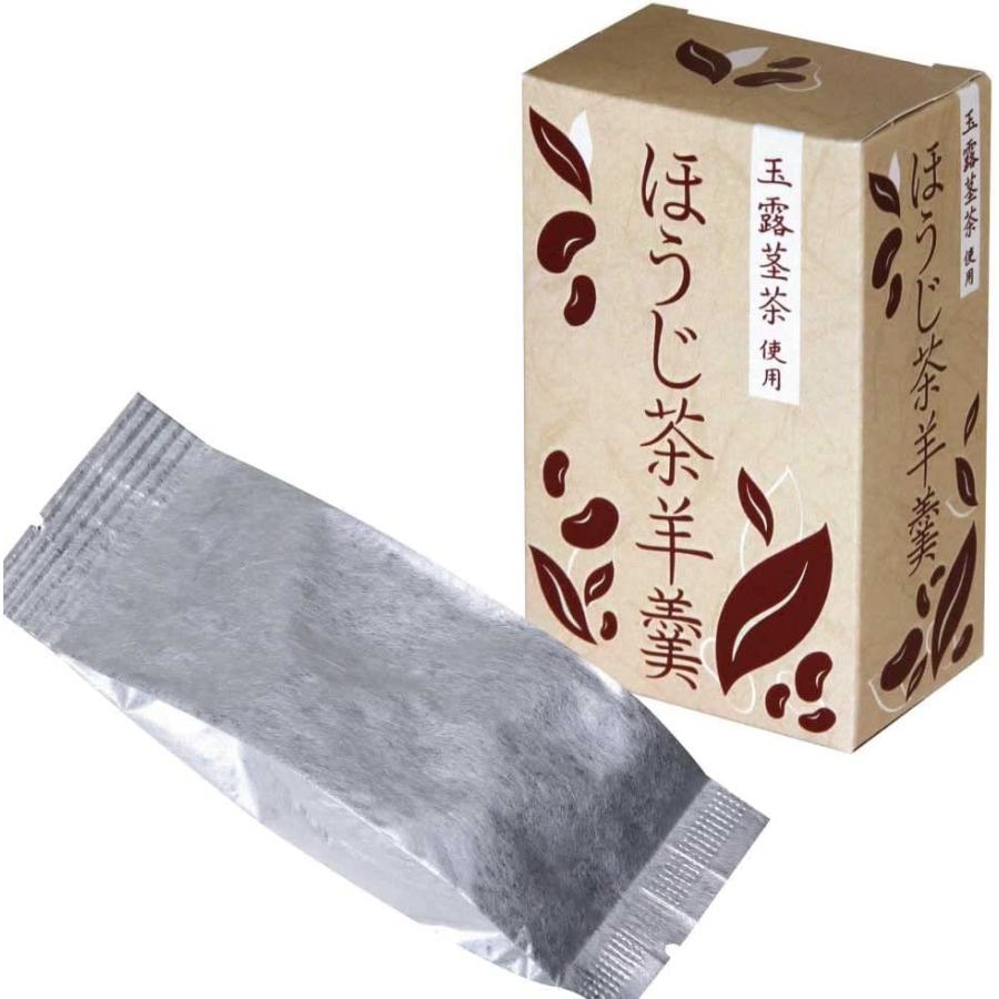 玉露茎茶使用 ほうじ茶羊羹 てんさい糖 一口ようかん 60gx10個セット : 創業大正七年 お茶の岡田園 - 通販 - Yahoo!ショッピング