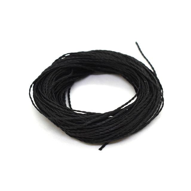 LINHASITA マクラメワックスコード 0.5mm（59819-21） 10m入 21.ブラック 08Be99_ : 新宿オカダヤ ...