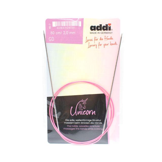 \期間限定20％OFF／ Addi-アディ- メタル輪針Unicorn-ユニコーン 80cm/2mm（115-7） (H)_5b_ : 4016431018381 : 新宿オカダヤYahoo ...