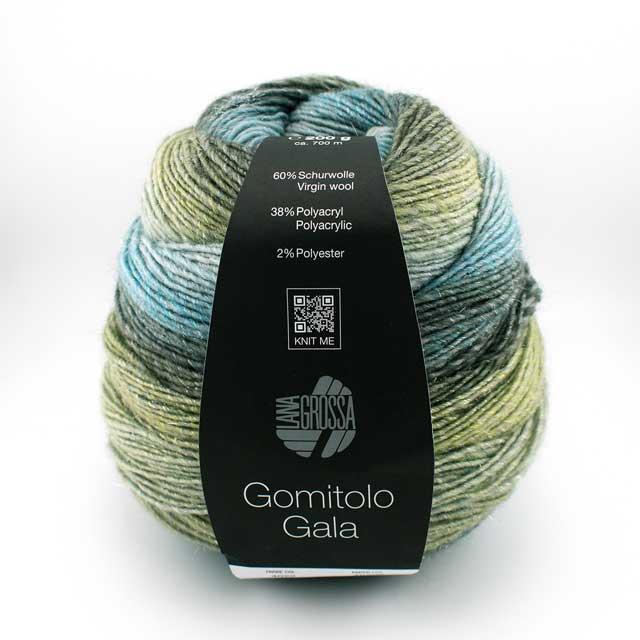 毛糸 LANA GROSSA-ラナグロッサ- GOMITOLO GALA ゴミトロガラ（1552） 4022.グリーン系 06Co99_ : 新宿オカダヤYahoo!店 - 通販 ...