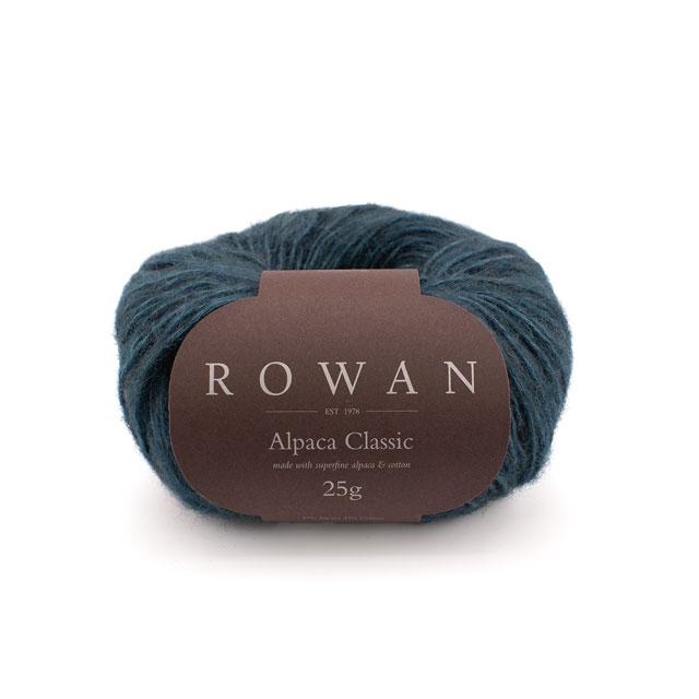 毛糸 ROWAN-ローワン- Alpaca Classic・アルパカクラシック（9802214） 109.Deep Teal 06Co99j ...