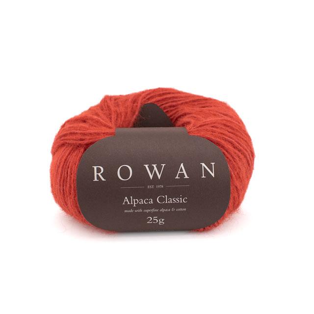 毛糸 ROWAN-ローワン- Alpaca Classic・アルパカクラシック（9802214） 120.Vermilion 06Co99j ...