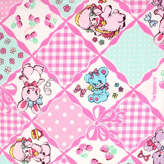 \期間限定20％OFF／ 生地 SWIMMER-スイマー- バイアス柄/オックス（G9018） 1B.ピンク (H)_k4_ : 新宿オカダヤYahoo!店 - 通販 - Yahoo!ショッピング