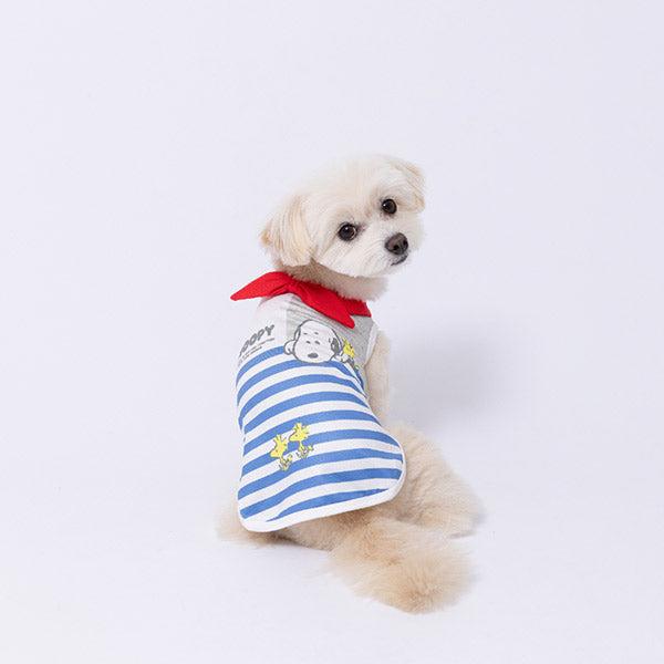 SNOOPY スヌーピー バンダナ付きクールタンク (レッド) サイズ 2号 3号 4号 SN251-021-013/SN251-021 ...