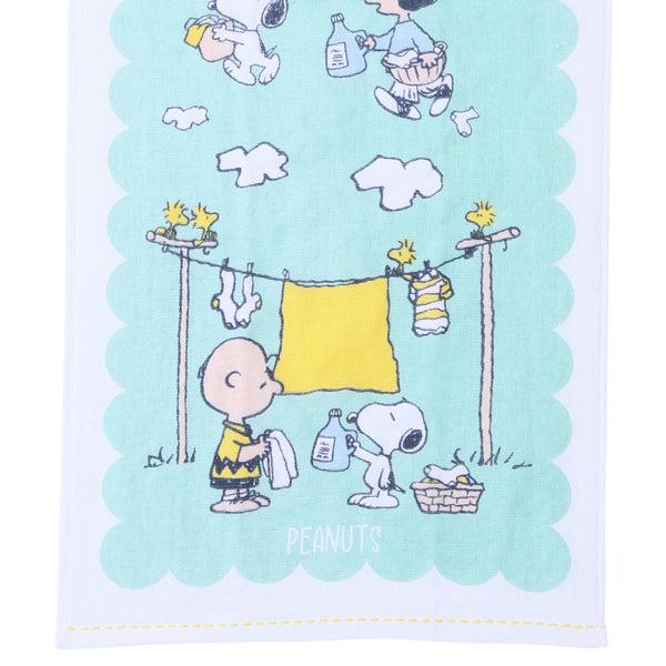 SNOOPY スヌーピー 和ガーゼ フェイスタオル (Washing) 綿100％(表ガーゼ、裏パイル ) 専用帯巻き加工 34×80cm スヌーピーグッズ ギフト プレゼント : おかいもの ...