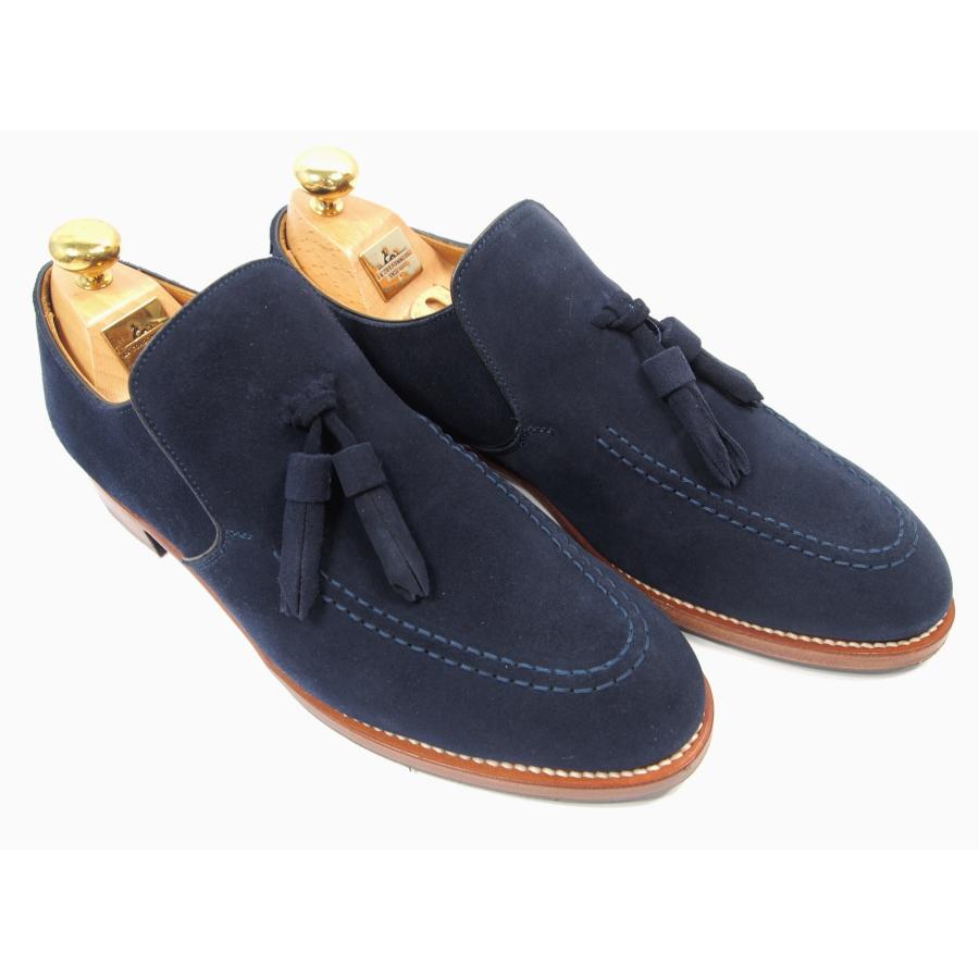 430 2032 超美品 使用感少 fourthirty 430 スエード Uチップ ローファー ネイビー サイズUK6から6h程度 : okasen ヤフーショップ - 通販 - Yahoo ...