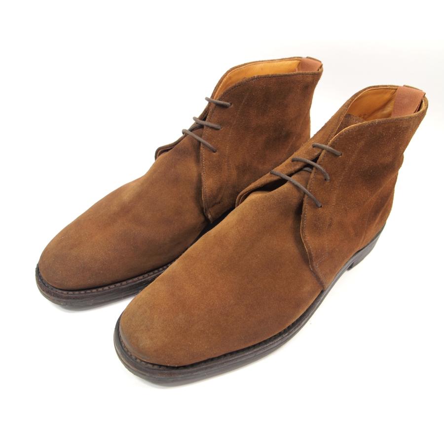 GRENSON 2274 特価 美品 グレンソン スエード チャッカーブーツ サイズ9 ワイズD 19904/517 : okasen ヤフーショップ - 通販 - Yahoo!ショッピング