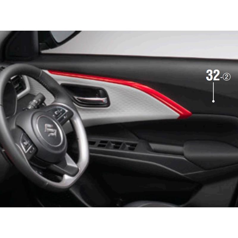ドアトリムセット（バーニングレッドパールメタリック）「スズキ純正用品」スイフト ZCDDS/ZDDDS/ZCEDS/ZDEDS 9923869T00ZWP 99238-69T10-ZWP ...
