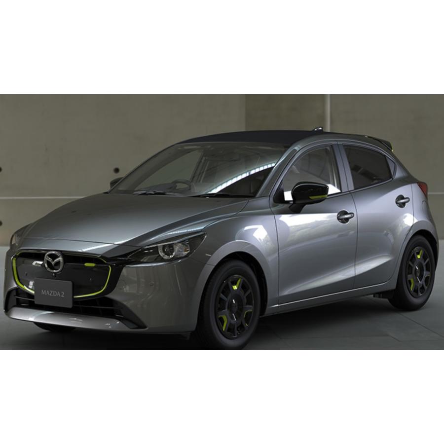 デミオ フロントグリルアクセント(MAZDA 2 専用品)ライムグリーン[マツダ純正用品]MAZDA2 DJLFS/DJLAS/DJ5FS/DJ5AS D65FV4410 D65FV4410 ...