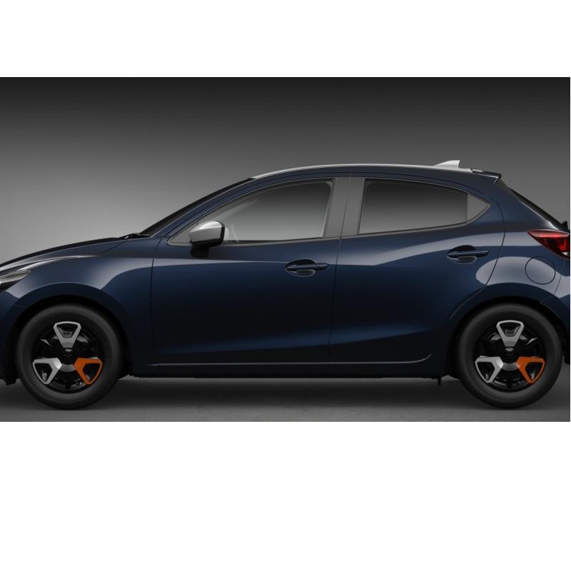 デミオ フルホイールキャップセット(MAZDA 2 専用品)オレンジ/セラミックM[マツダ純正用品]MAZDA2 DJLFS/DJLAS/DJ5FS/DJ5AS D65KV3800KM ...