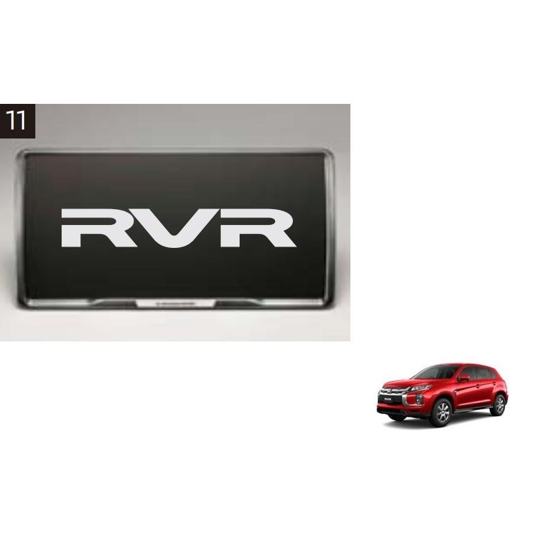 三菱（MITSUBISHI） (80UT)ナンバープレートフレーム（チタン調/1枚分）「ミツビシ純正用品」RVR GA4W MZ572547 ...