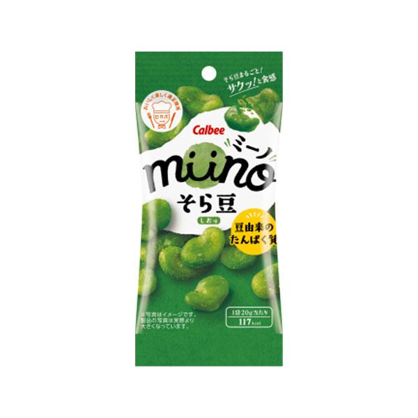 カルビー miinoそら豆しお味スリムサイズ 20g 18コ入り 2025/03/17発売 (4901330648619) : おかしのマーチ - 通販 - Yahoo!ショッピング
