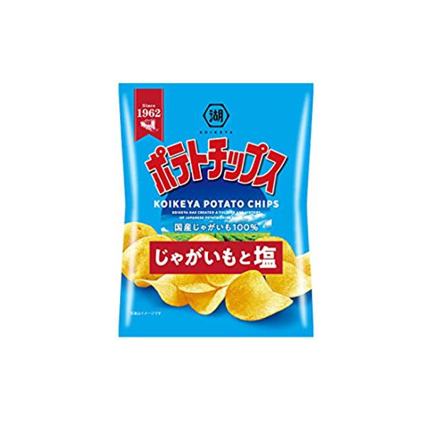 湖池屋 小袋ポテトチップス じゃがいもと塩 27g 24コ入り 2023/04/03発売 (4901335104509) : 4901335104509 : おかしのマーチ - 通販 ...