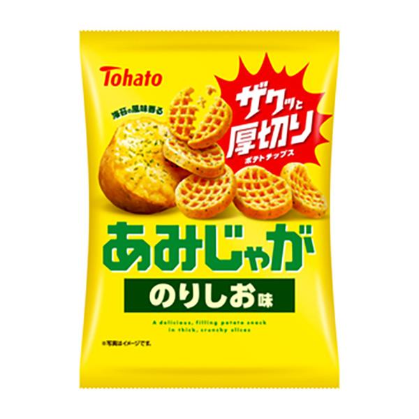 東ハト あみじゃが のりしお味 55g 12コ入り 2025/01/06発売 (4901940115600) : おかしのマーチ - 通販 ...