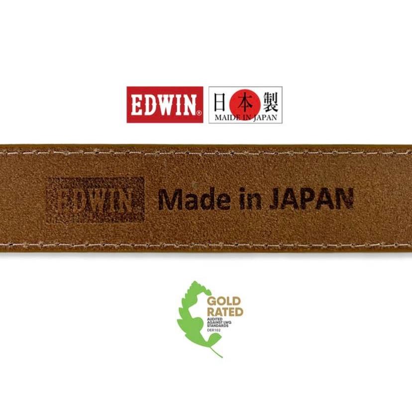 日本製 EDWIN エドウイン リアルレザー ステッチデザイン ベルト メンズベルト レディースベルト 3.4cm幅おしゃれ 誕生日 記念 プレゼント ギフト 送料無料 : オカ商事 - 通販 ...