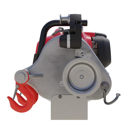 PLOW（プラウ） ウインチ ロープウインチ 本体 ホンダエンジン搭載 PCW4000 エンジン ポータブル ウィンチ 伐採 巻き揚げ 牽引力 1000kg 送料無料 PORTABLE ...