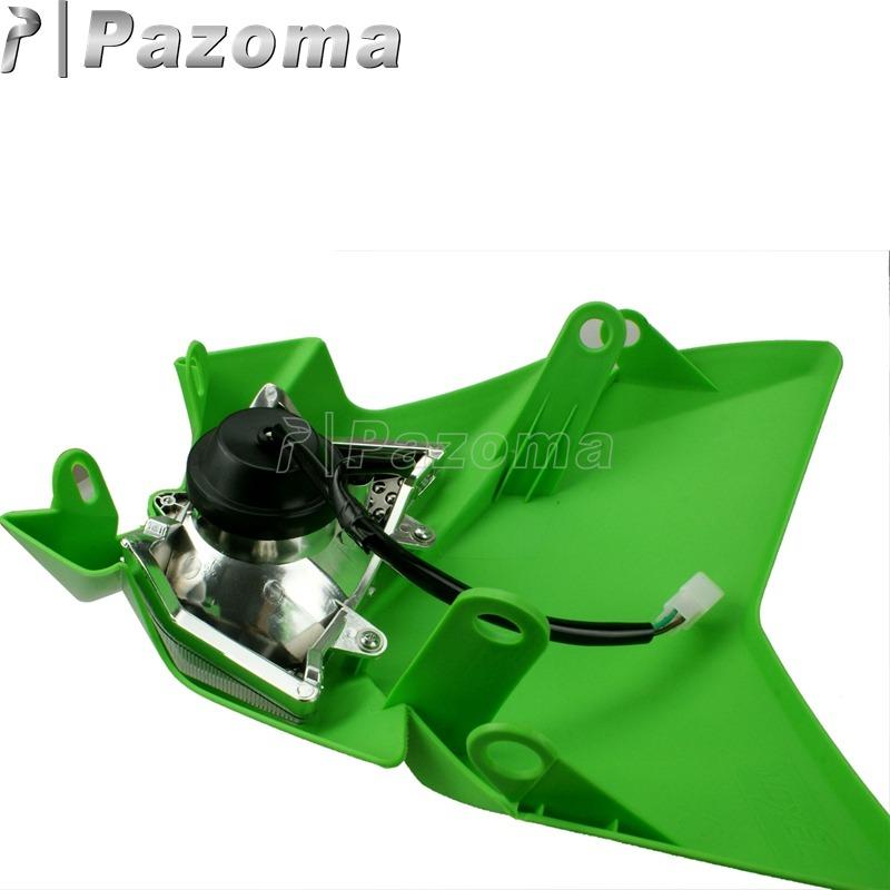 フェアリング カワサキ KAWASAKI kmx kx klx klr kle ZZR kdx 110 125 140 250 300 wr ダブル スポーツ ヘッド ライト : 大川商店 ...