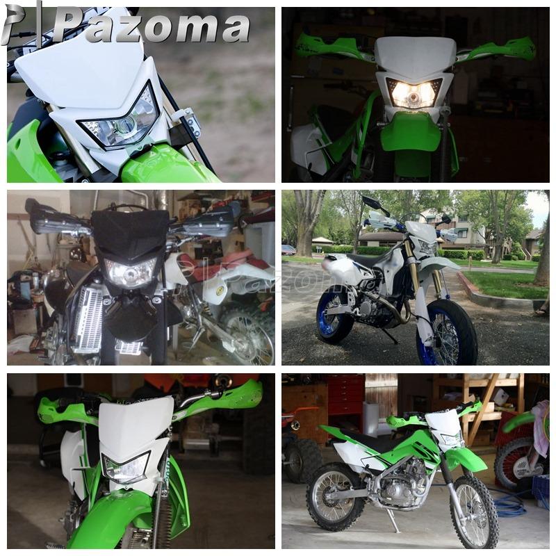 フェアリング カワサキ KAWASAKI kmx kx klx klr kle ZZR kdx 110 125 140 250 300 wr ダブル スポーツ ヘッド ライト : 大川商店 ...
