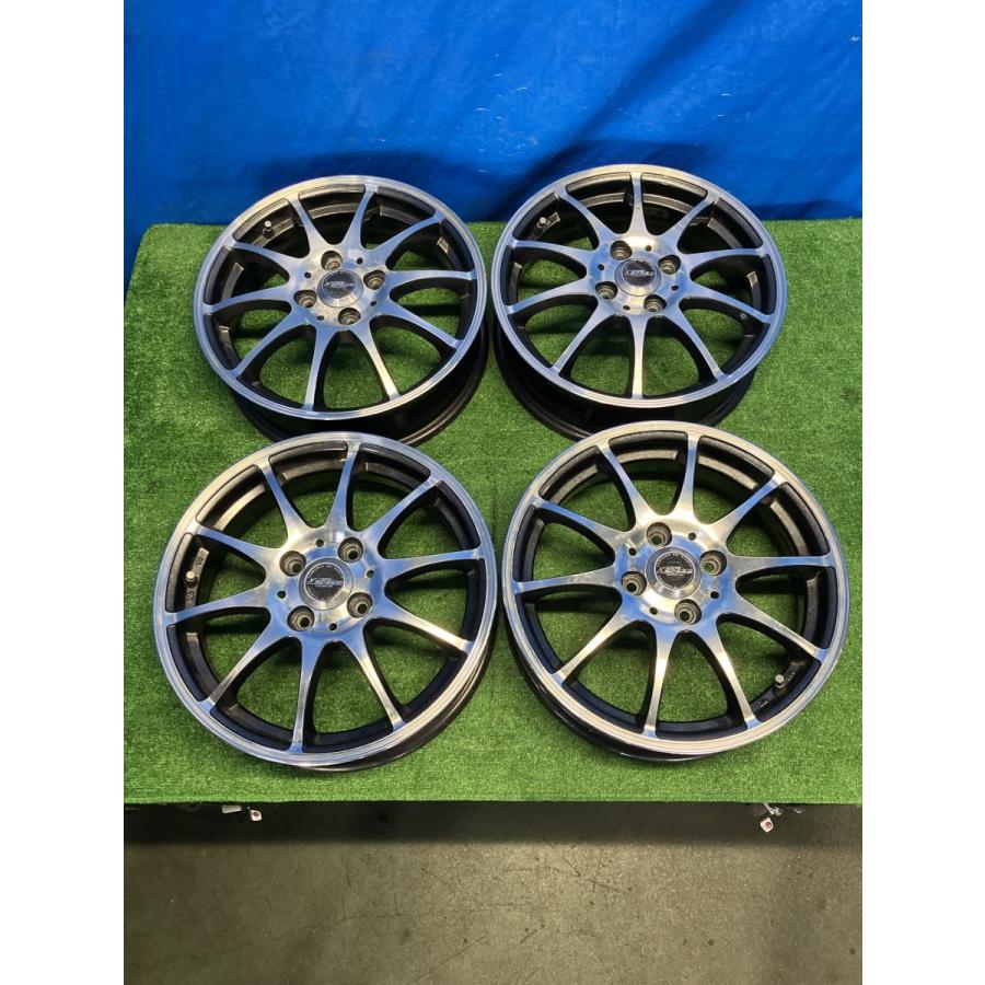 個人宅配送可 クロススピード CROSS XSPEED PREMIUM アルミホイール4本セット ポリッシュ/ガンメタ系 15インチ 4.5J ...