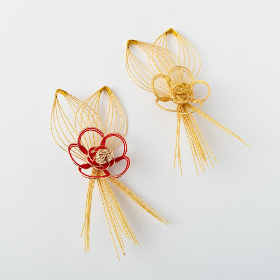 秀〆 水引 材料 梅かざり 金 赤 白 パーツ 素材 ハンドメイド アレンジ 手作り 正月飾り しめ飾り しめ縄 : zz-145 : 正月 ...