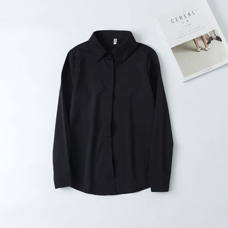 大きいサイズ 長袖 レディース 白シャツ ブラウス S-8XL シャツ 襟付き スーツ インナー リクルート ワイシ : NSショップ - 通販 - Yahoo!ショッピング