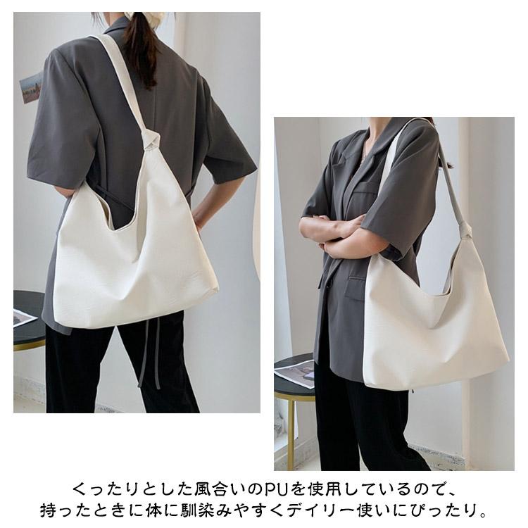 バック 鞄 かばん カバン ショルダー ワンショルダー 肩がけ PU A4 大容量 軽量 大きめ 秋 ワンショルダーバッグ フリーサイズ きれいめ キ : NSショップ - 通販 ...