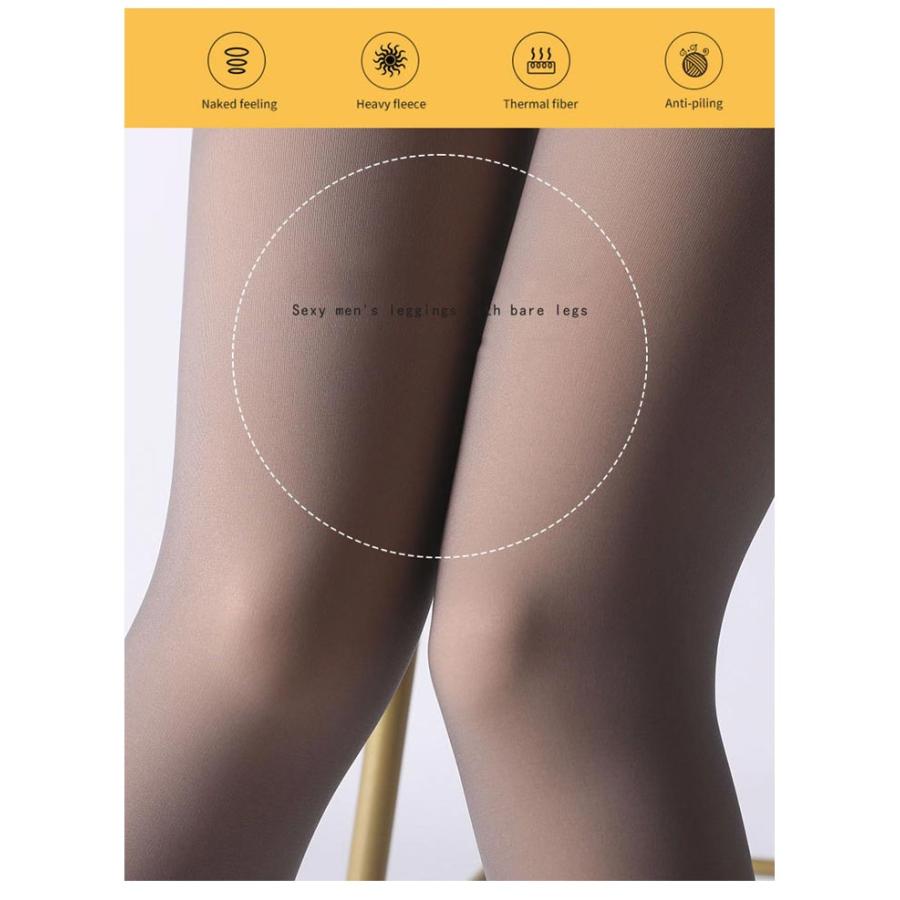 女装 メンズ用タイツ ストッキング 極厚 レギンス 裏ボアであたたか 260g クロスジェンダー あたたかい 360g 460g タイツ ブラック イ : lucky569611 : NS ...