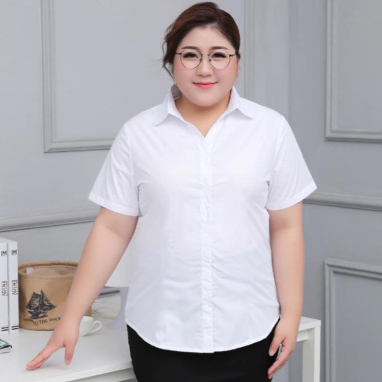 ワイシャツ 事務服 学生服シャツ 半袖 レギュラー 黒 ビジネス ユニフォーム 白 S〜8XL！大きいサイズ レディース ブラウス 大きい : NSショップ - 通販 - Yahoo!ショッピング