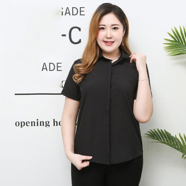 ワイシャツ 事務服 学生服シャツ 半袖 レギュラー 黒 ビジネス ユニフォーム 白 S〜8XL！大きいサイズ レディース ブラウス 大きい : NSショップ - 通販 - Yahoo!ショッピング